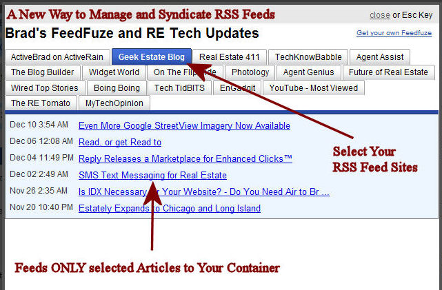 Feedfuze - Managing Your RSS Feeds - GeekEstate Blog