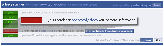 Facebook Privacy Scanner - Is your data going where you think it is ...