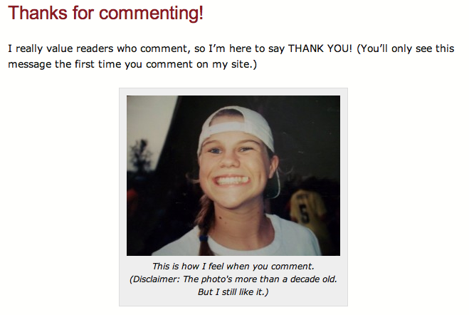 "Thanks for Commenting" and Standing Out in the Crowd - GeekEstate Blog