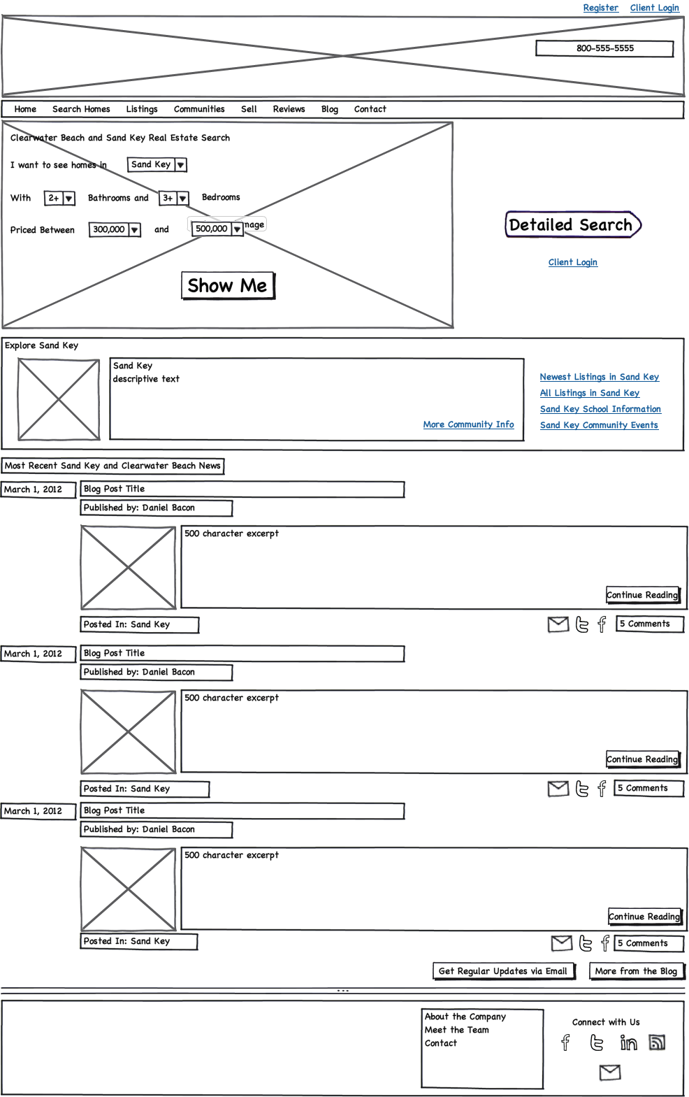 Initial Website Wireframe Options for Geek Build 2012 - Feedback Wanted ...